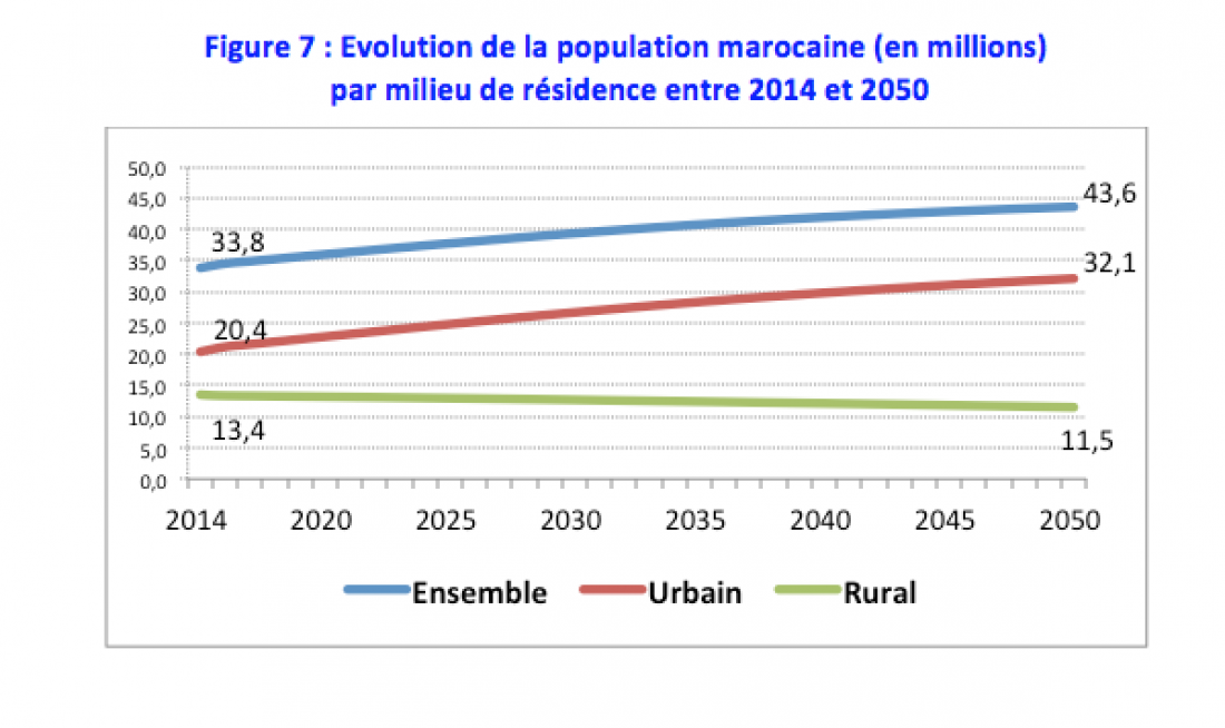 Démographie : ce que sera la population marocaine à l'horizon 2050 - Le ...