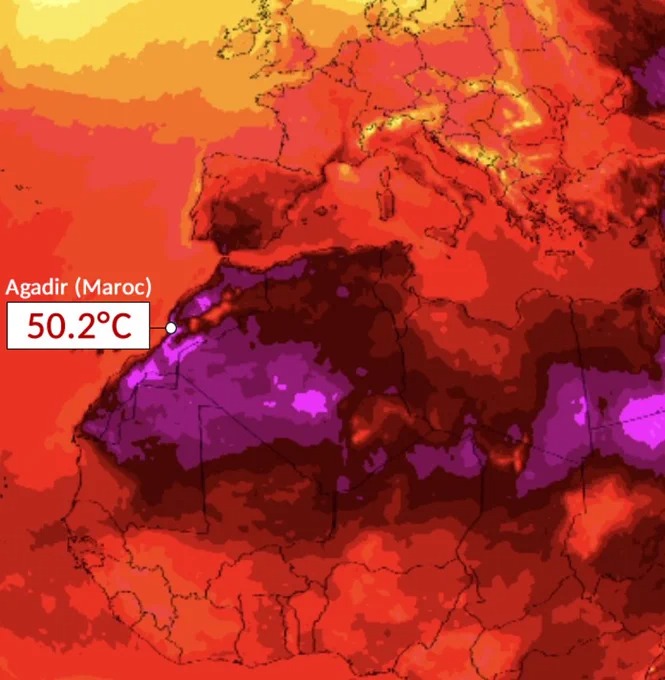 Vague de chaleur : nouveaux records de température dans plusieurs ...