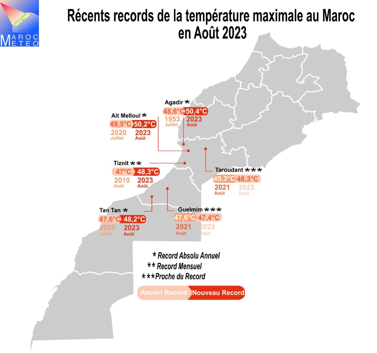 Vague de chaleur : nouveaux records de température dans plusieurs ...
