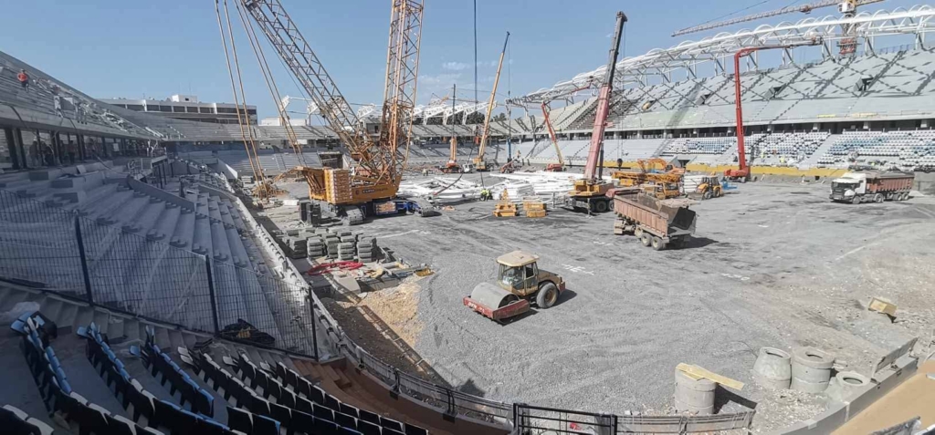 Le stade Al Barid de Rabat passe à la phase d’équipement de mobilier ...