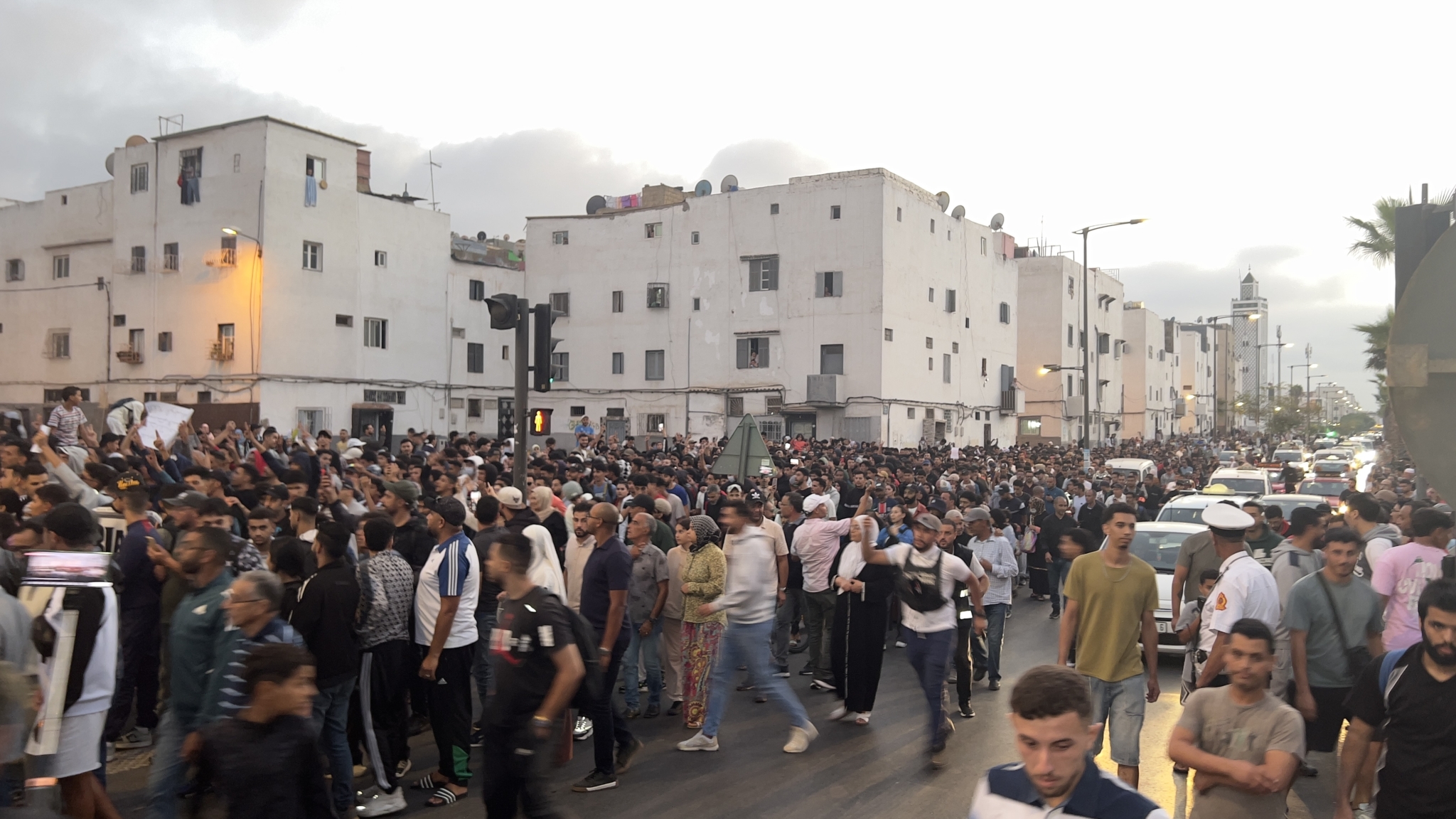 GenZ212 à Casablanca : une marche sans heurts dans le quartier Sidi ...